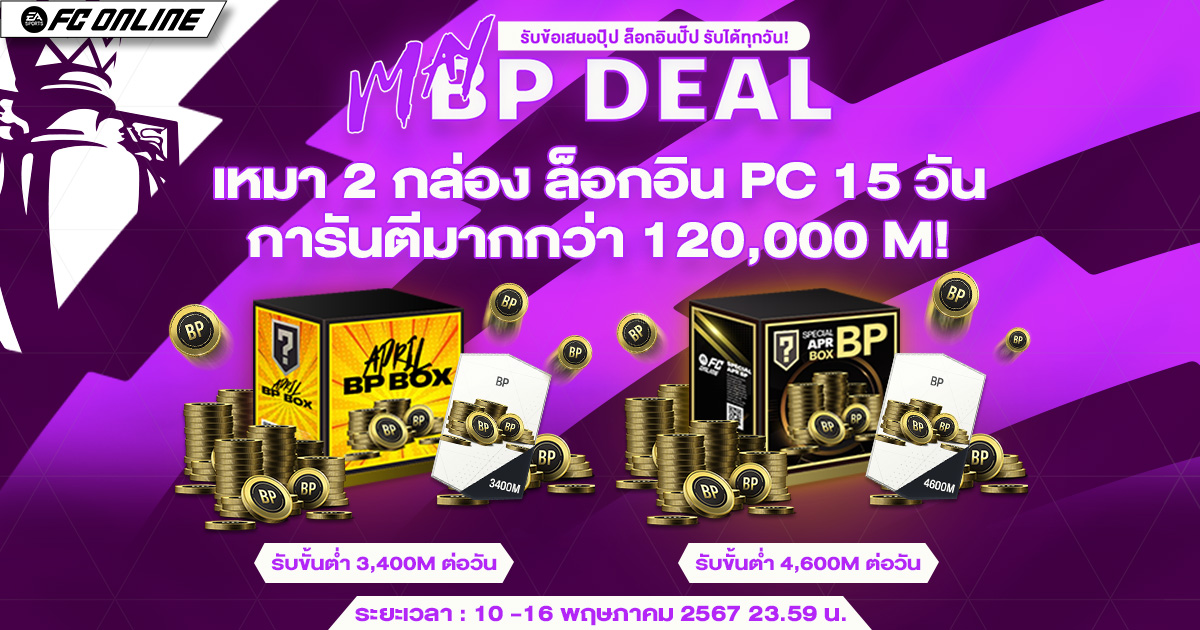 [กิจกรรม] Bp deals may