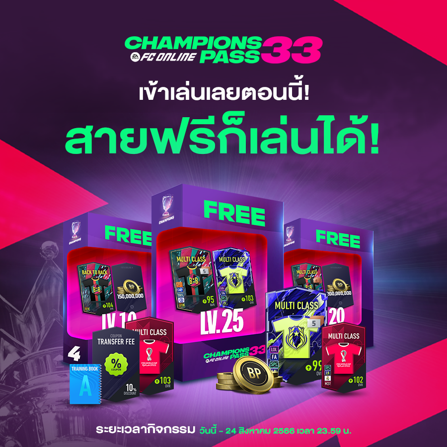 [กิจกรรม] Champions pass SS 33