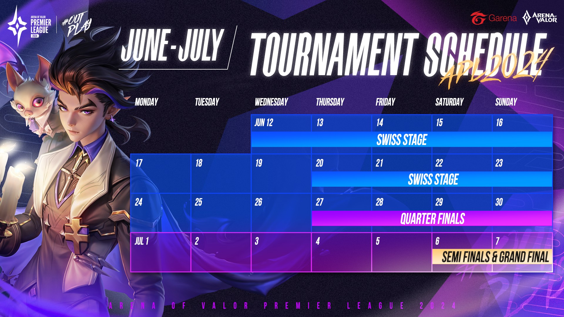 กำหนดการแข่งขัน